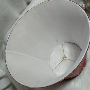 Vinatge Unknown | Accents | Rare Antique Rooster Lamp Wfloral Shade ...